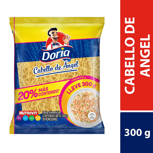 PASTA CABELLO ANGEL DORIA*300GR