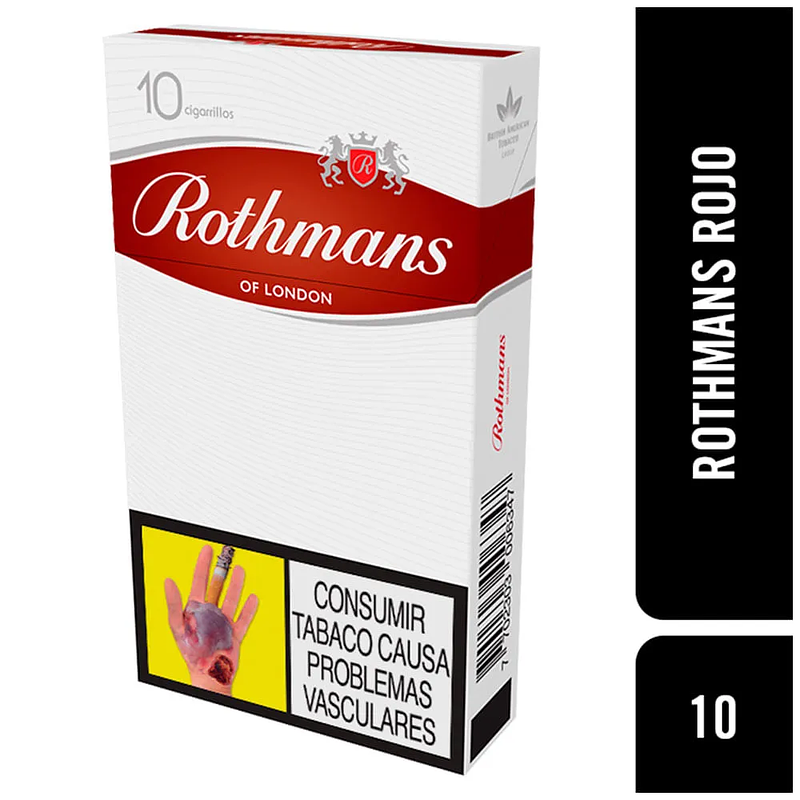 CIGARRILLO ROTHMANS ROJO*10U