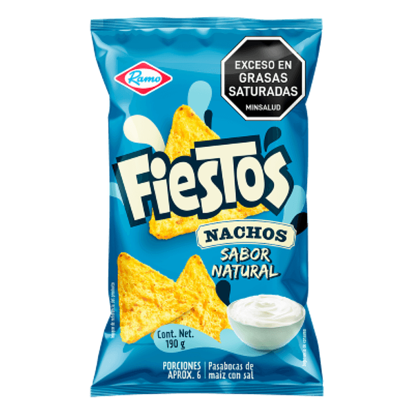 SNACK NACHOS NATURAL RAMO * 190G